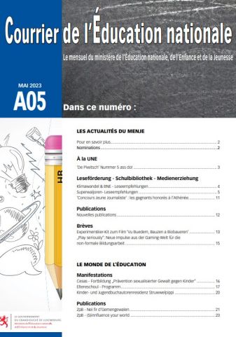 Courrier de l’Éducation nationale 05/2023 — Education nationale, Enfance et Jeunesse - Luxembourg