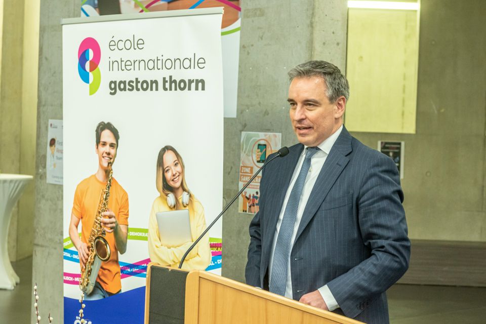 Inauguration de l’École internationale Gaston Thorn - Actualités - Education nationale, Enfance ...