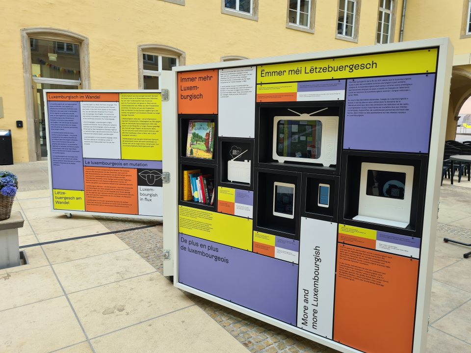 D’Wanderausstellung „D’Lëtzebuerger Sprooch(en)“ an der Belle Etoile ...