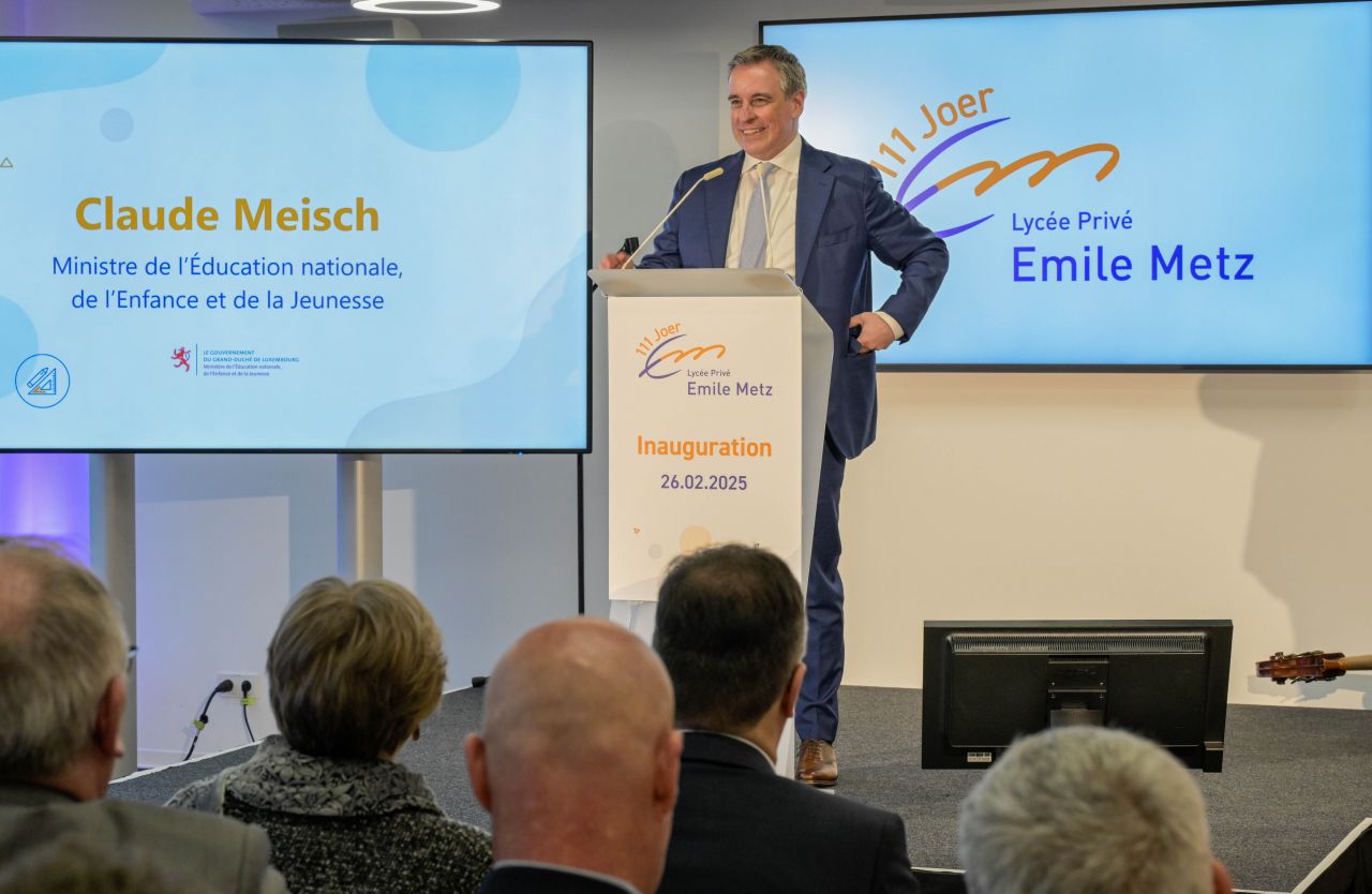 Inauguration officielle du nouveau bâtiment du Lycée privé Emile Metz à ...